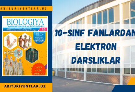 6-sinf darslik. Elektron darsliklar to'plami